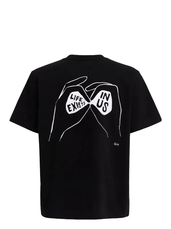 Sacai Embroidery T-shirt - Black