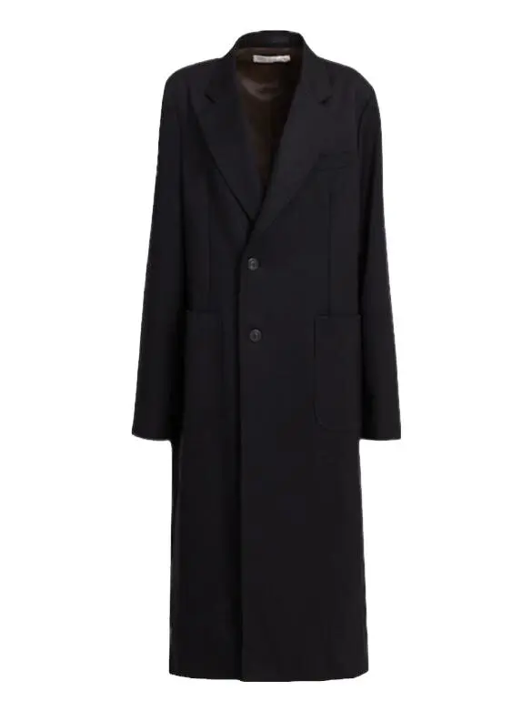 Our Legacy Wool Blend Overcoat - Black