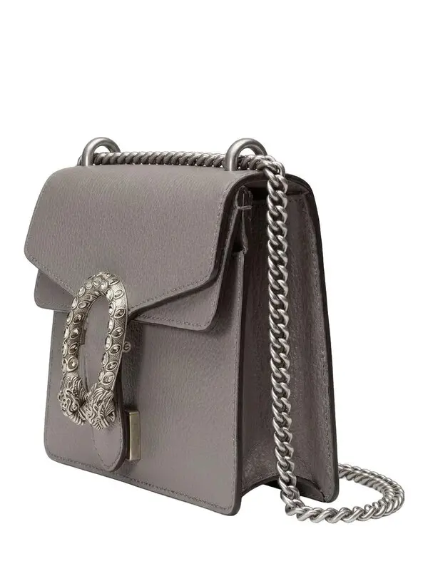 Gucci Dionysus Plaque Mini Bag - Gray