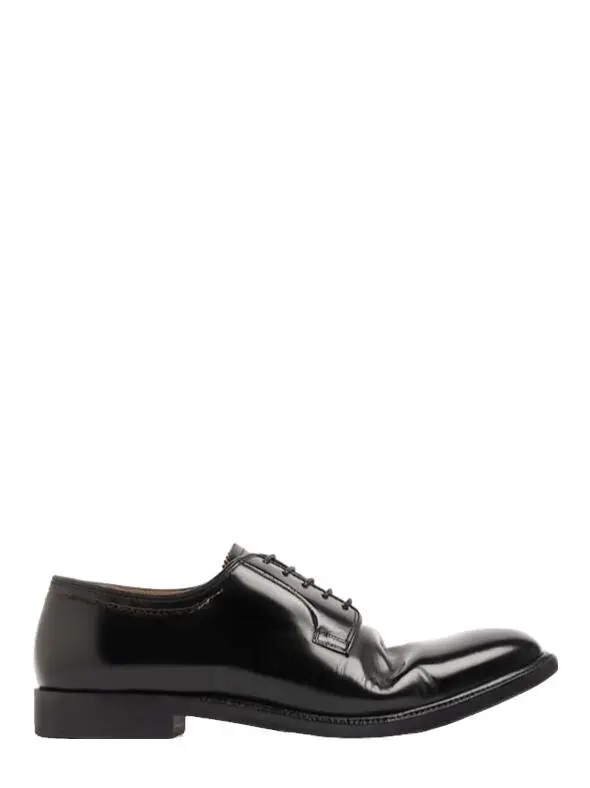 MAISON MARGIELA Leather Lace-up Derby Shoes - Black