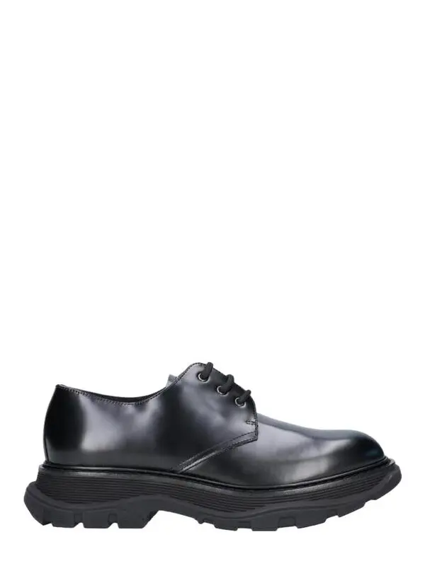 Alexander McQueen Derby Shoes With Chunky Sole - Black