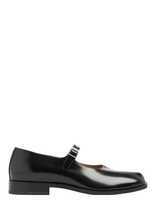 MAISON MARGIELA Tabi Leather Mary Janes - Black