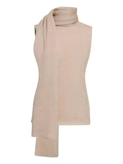 Magda Butrym Pendant Scarf Sweater - Nude