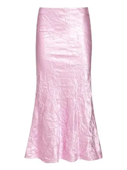 Attico Pleated Horn Skirt - Pink