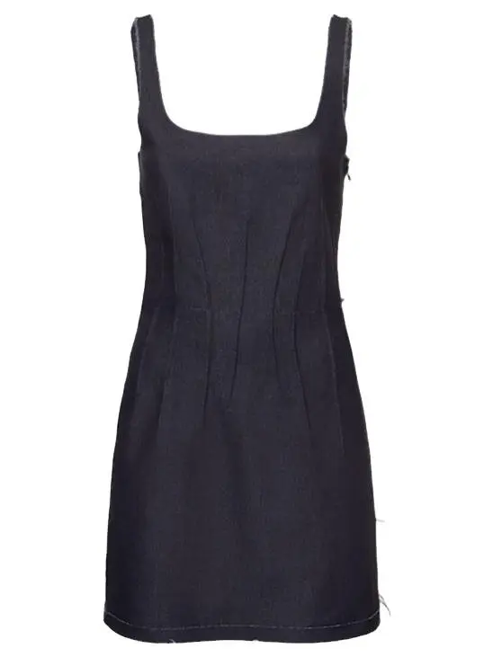 Marni Denim Mini Dress - Black