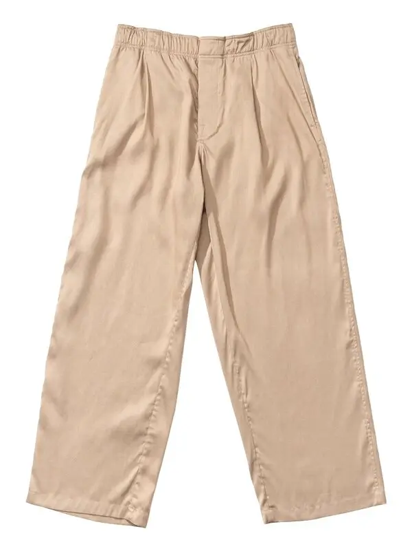 Our Legacy Salone Pleated Wide-leg Trousers - Nude