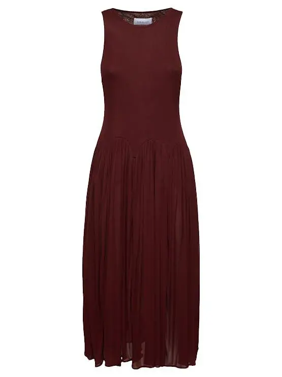 16Arlington Axar Jersey Midi Dress - Brown
