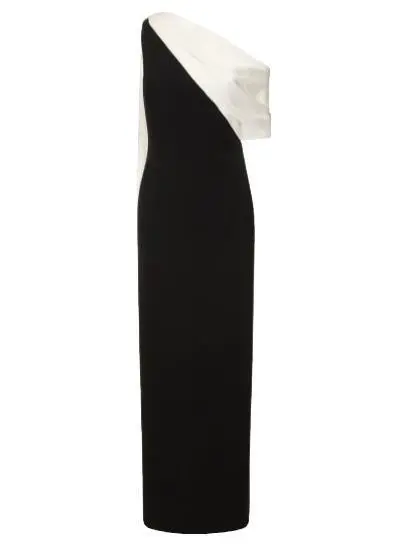 Roland Mouret Asymmetrical Gown - Black