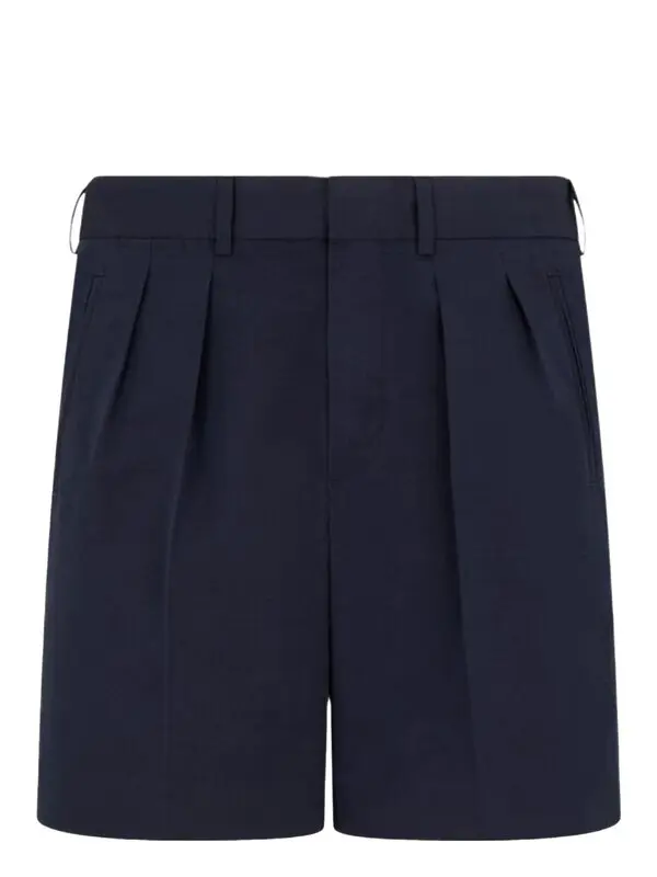 TOM FORD Fluid Poplin Tailored Shorts - Navy