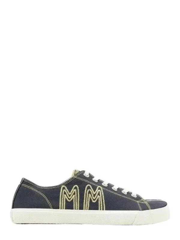 MAISON MARGIELA Tabi Embroidered Logo Sneakers - Blue