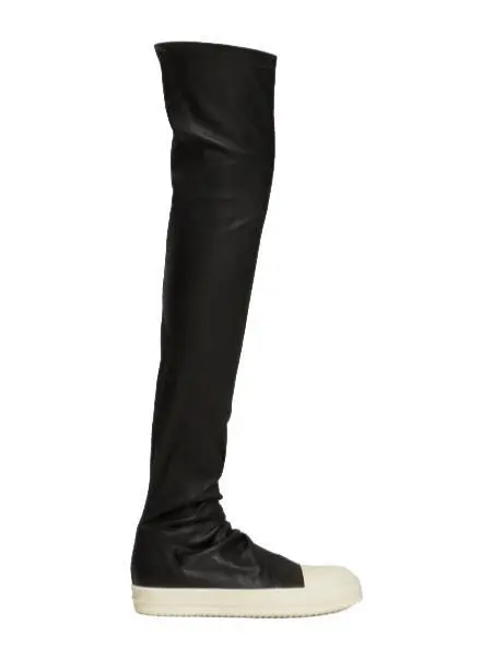 Rick Owens Bumper Over-the-knee Boots - Black