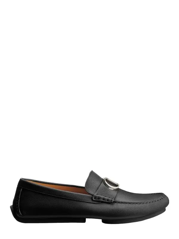 Dior Roadie Loafer With Cd Detail - Black