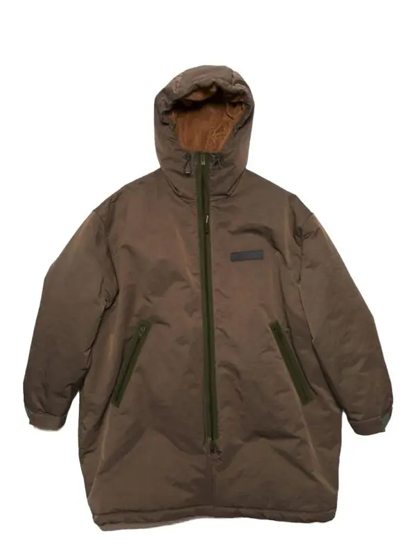 Acne Studios Shearling-lined Hooded Parka - Brown