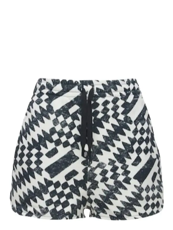 Isabel Marant Étoile Printed Casual Shorts - Black