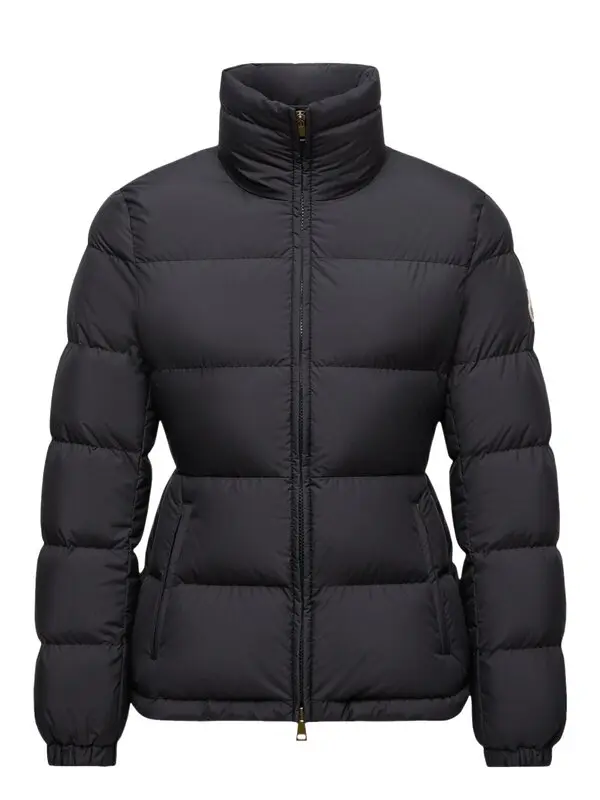 Moncler Dourbe Zip-up Short Puffer Jacket - Black