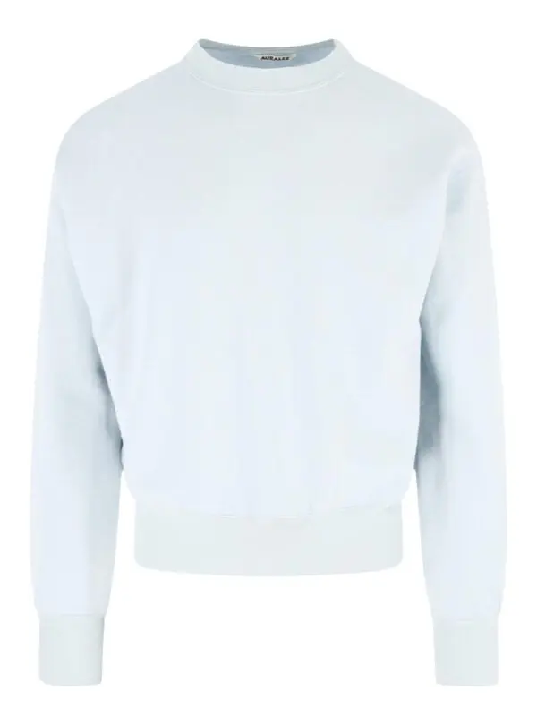 Auralee Crew Neck Sweater - Light Blue