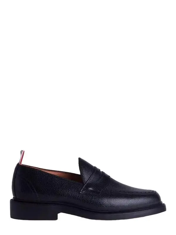 Thom Browne Pebble Grain Leather Loafers - Black