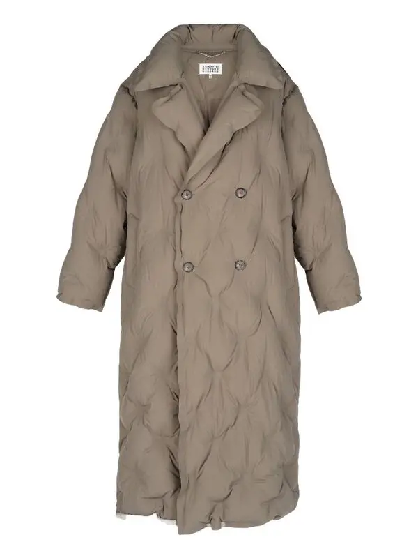 MAISON MARGIELA Oversized Padded Coat - Gray