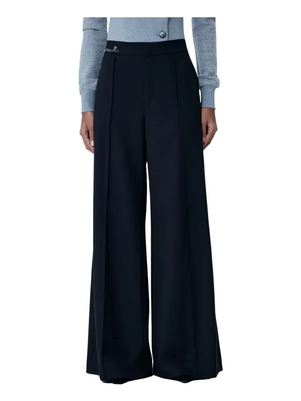Marni Wide Leg Tailored Trousers - Black