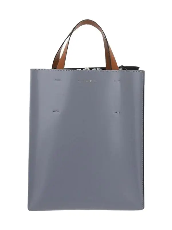 Marni Small Museo Tote Bag - Gray