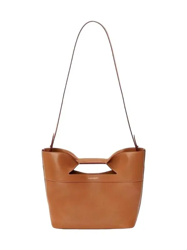 Alexander McQueen The Bow Small Top Handle Bag - Brown