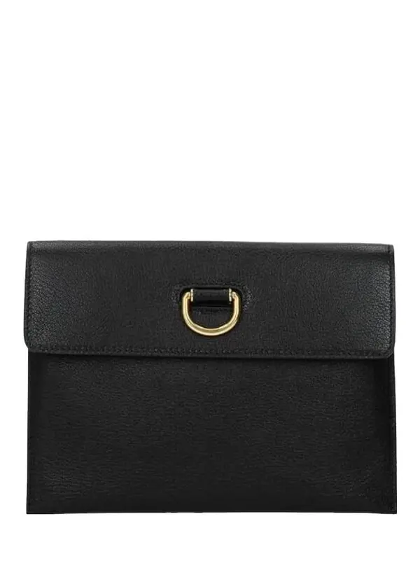 Burberry D-ring Clutch - Black