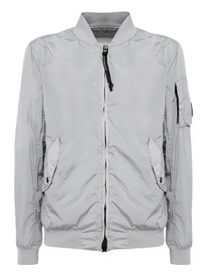 C.P. COMPANY Lens-detail Bomber Jacket - Gray