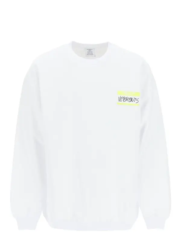 Vetements Logo Sweatshirt - White