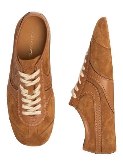 Dries Van Noten Suede Leather Sneakers - Brown