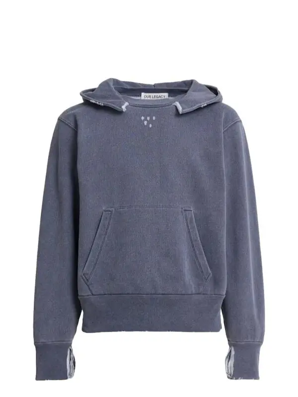 Our Legacy Cotton Sweatshirt Hoodie - Blue