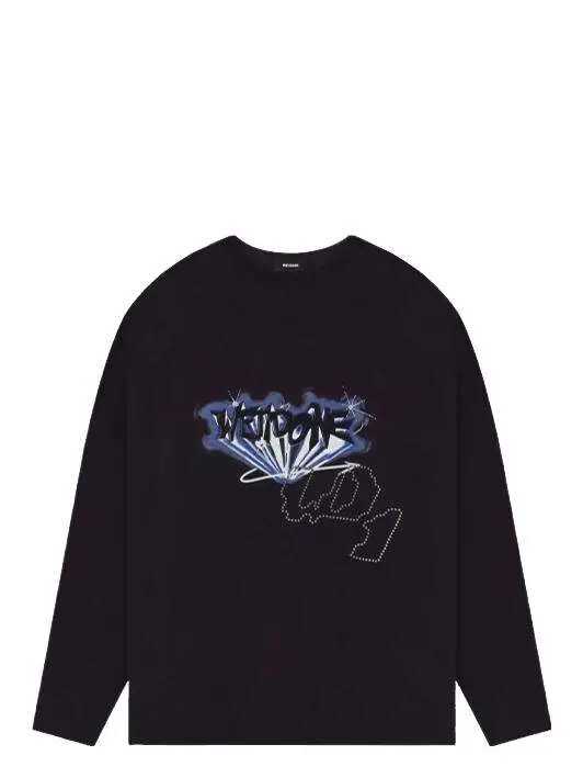 We11Done Logo Details Long-sleeved T-shirt - No