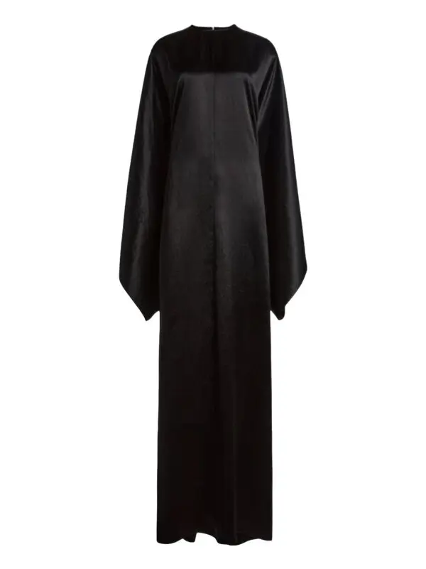 Balenciaga Maxi Caftan Dress - Black