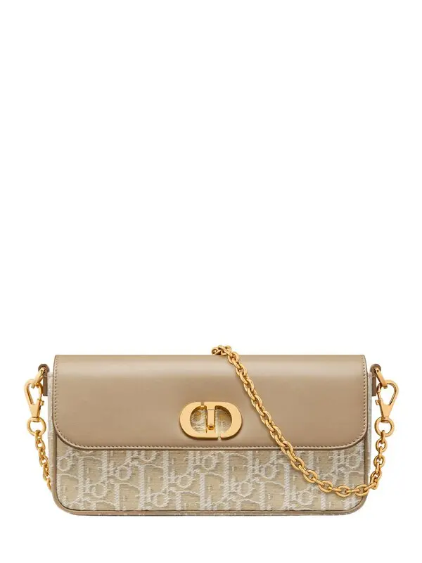 Dior 30 Montaigne Avenue East-west Mini Chain Bag - Nude