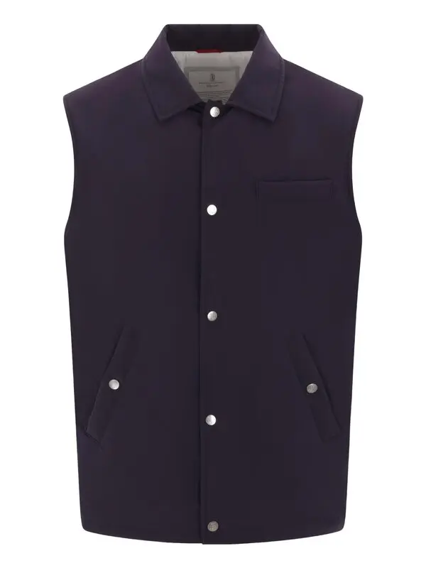 Brunello Cucinelli Padded Vest - Black
