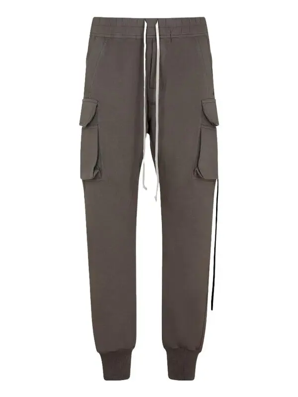 Rick Owens Cargo Slim-fit Drawstring Trousers - Black