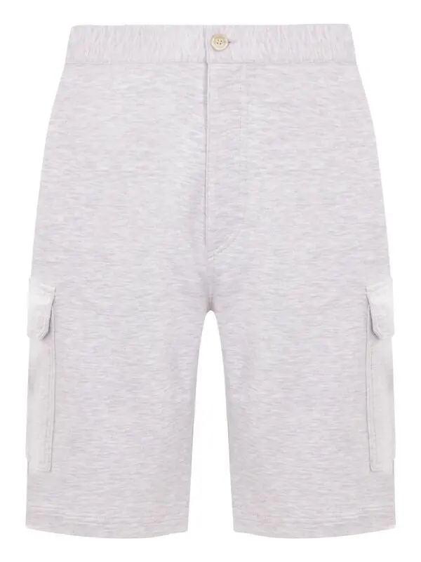 Brunello Cucinelli Cargo Shorts With Button Closure - Pearl Grey