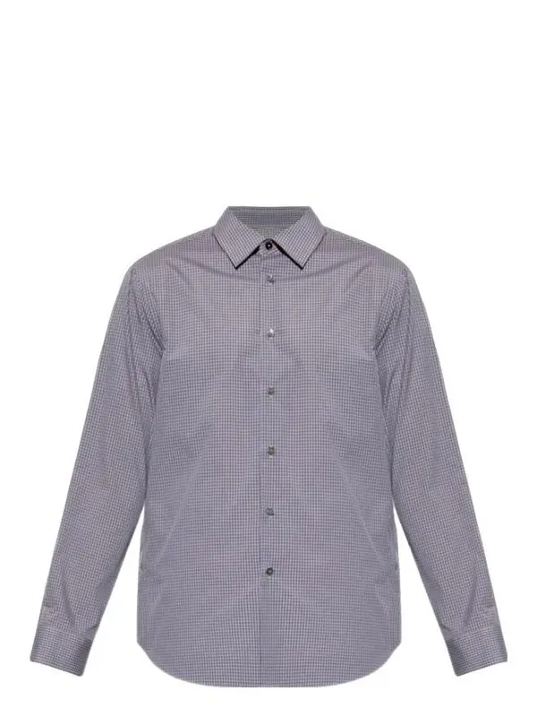 Paul Smith Gingham Check Shirt - Grey
