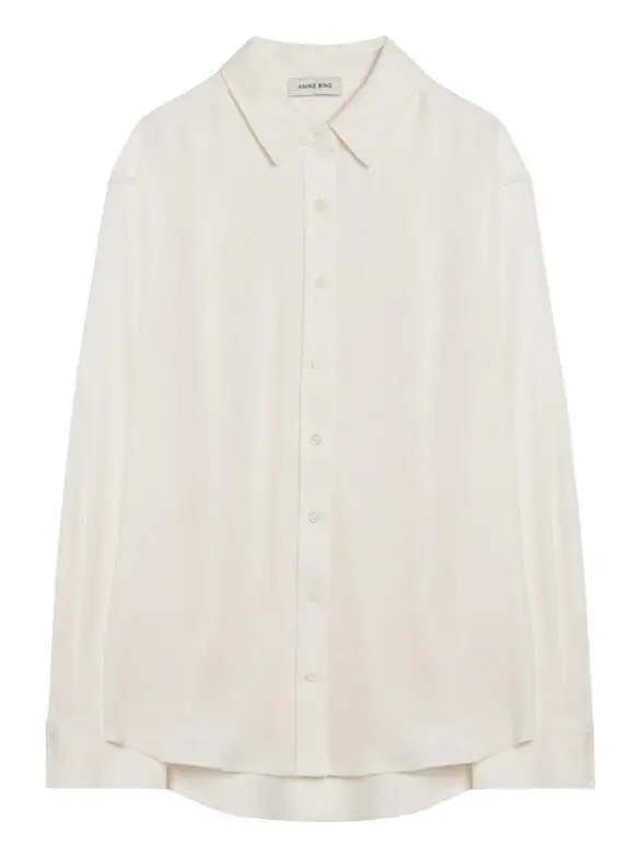 ANINE BING Braxton Shirt - Ivory