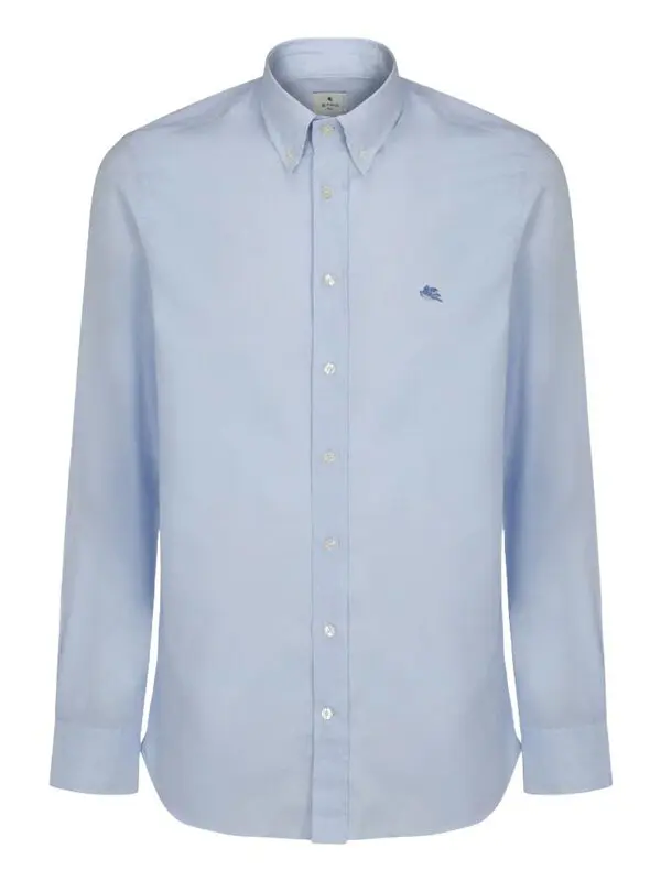 Etro Buttoned Long-sleeved Shirt - Blue