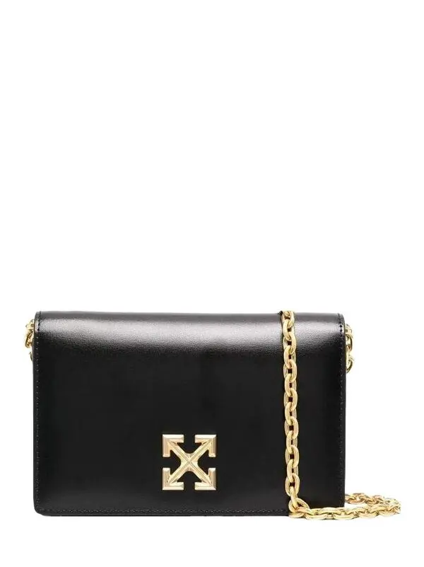 Off-White Twist Jitney Shoulder Bag - Black