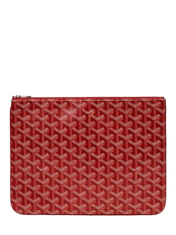 Goyard Senat Pouch Series Clutch - Red