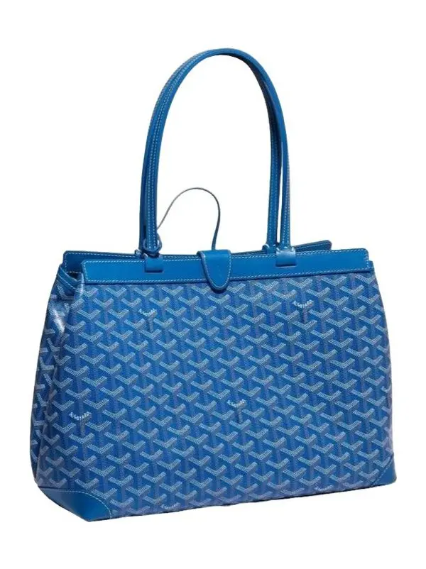 Goyard Small Patterned Tote Bag - Blue