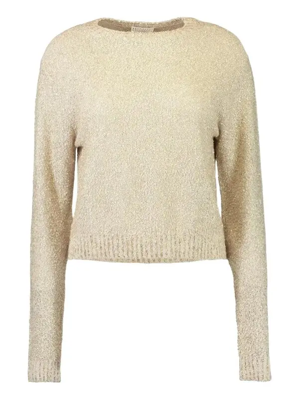 Brunello Cucinelli Crewneck Sweater With Sequin Embellishments - No