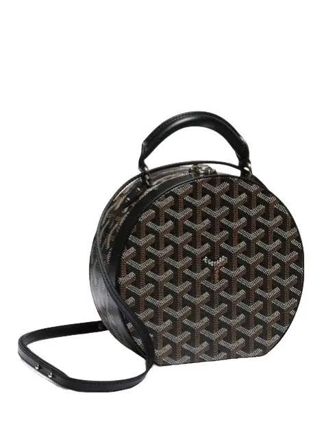Goyard Patterned Travel Bag - Black