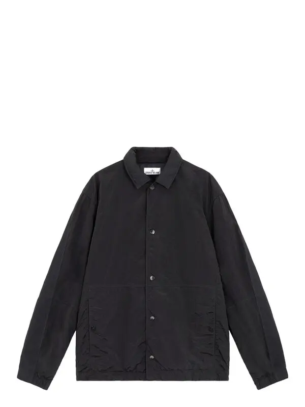 Stone Island Long-sleeved Casual Jacket - Black