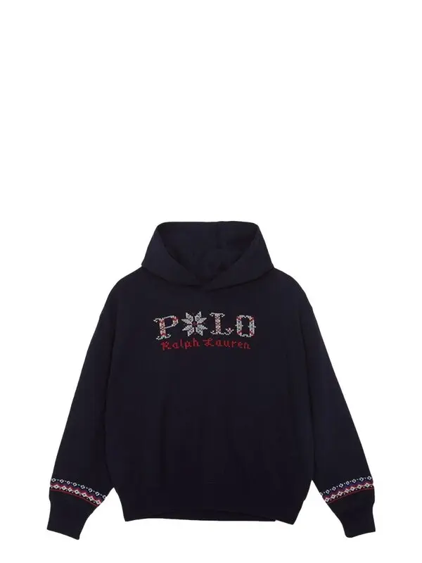 Polo Ralph Lauren Long-sleeved Hooded Sweatshirt - Navy