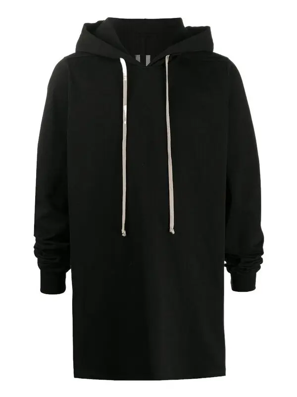Rick Owens Longline Hoodie - Black