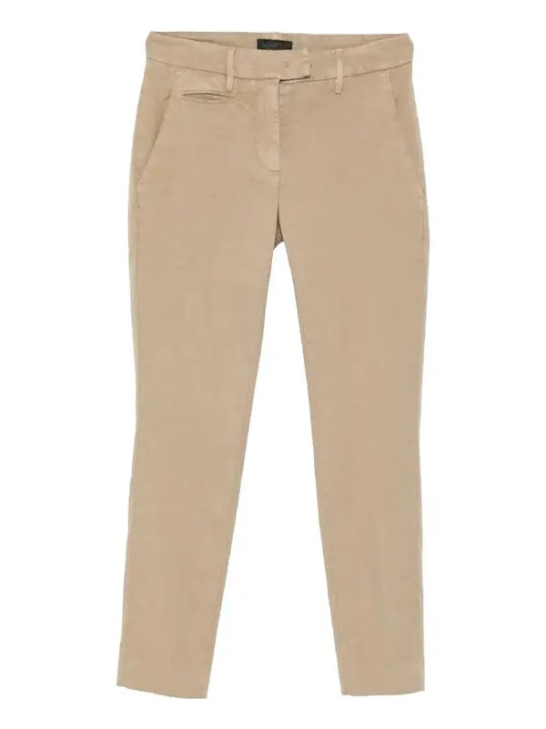 DONDUP Linen Trousers - Nude