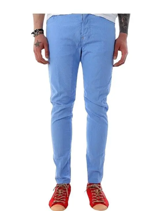 Dsquared2 Belt Loop Denim Trousers - Blue