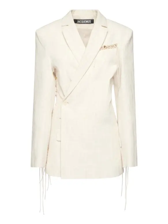 Jacquemus La Veste Tibau Blazer - White